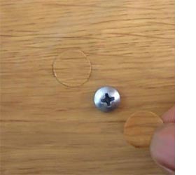 HOME DZINE Home DIY | How to cover up pocket or screw holes