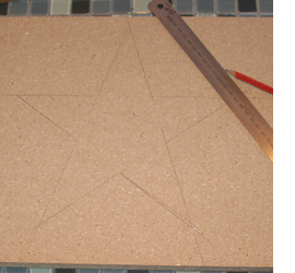 HOME DZINE Craft Ideas | Make a patchwork tin star