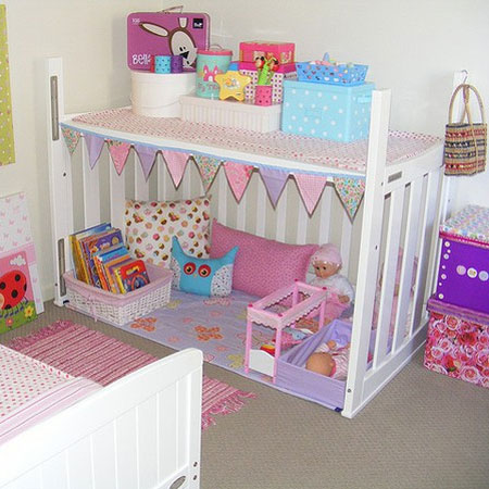 HOME DZINE Craft Ideas | Re-purpose a cot or crib