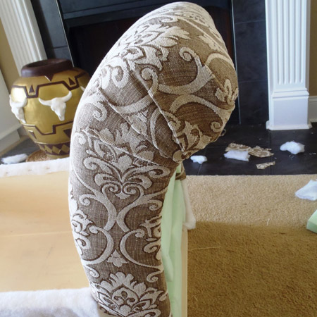 HOME DZINE Home DIY | Upholster a chaise lounge