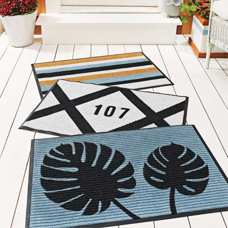 HOME DZINE Craft Ideas | Make a painted welcome mat