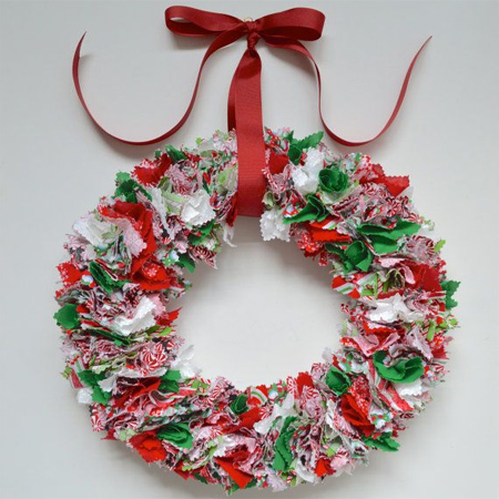 HOME DZINE Craft Ideas | Scrap fabric ideas for Christmas decor