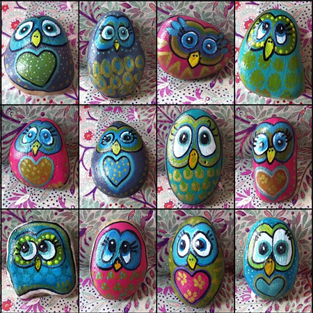 HOME DZINE Craft Ideas | Have fun with painted pebbles