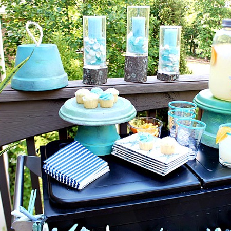 HOME DZINE Craft Ideas | Use terracotta pots to make serving dishes