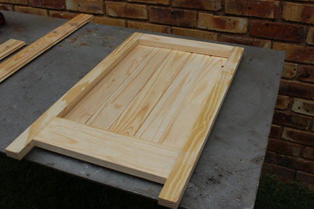 HOME DZINE Home DIY | Affordable bedside cabinet using pine tongue and ...