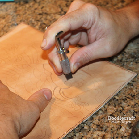 HOME DZINE Craft Ideas | Leather tooling for fun