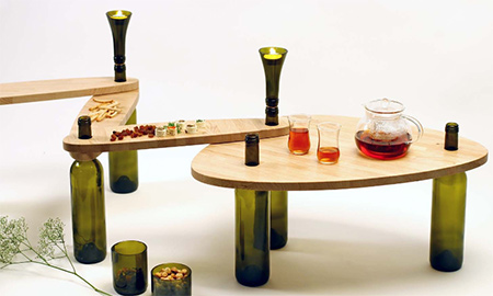 HOME DZINE Craft Ideas | Divinus... A table made from reycled materials