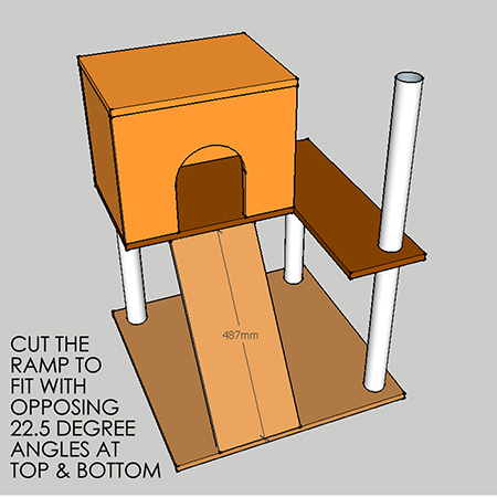 HOME DZINE Home DIY | How to make a cat play stand