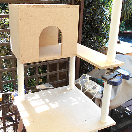 HOME DZINE Home DIY | How to make a cat play stand