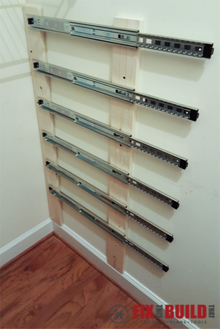 HOME DZINE Home DIY | Pullout crates to contain clutter