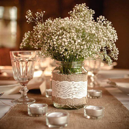 HOME DZINE Craft Ideas | Inexpensive burlap decor