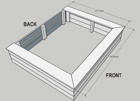 HOME DZINE Garden Ideas | Build a sandpit for your kids
