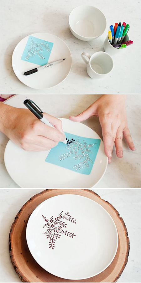 HOME DZINE Craft Ideas | Have fun with Sharpie pens