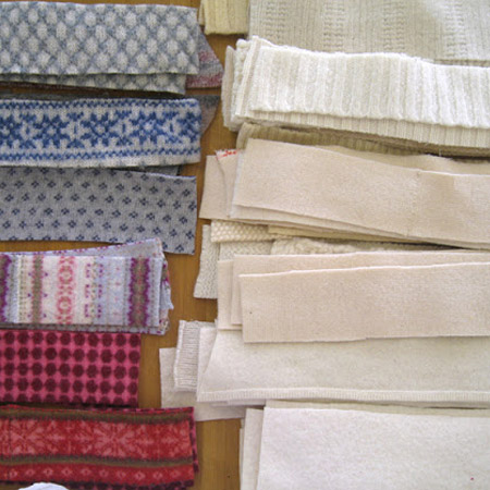 HOME DZINE Craft Ideas | Designer rug made from old clothes