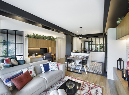 HOME DZINE Home Decor | Open plan living - A one-room lifestyle