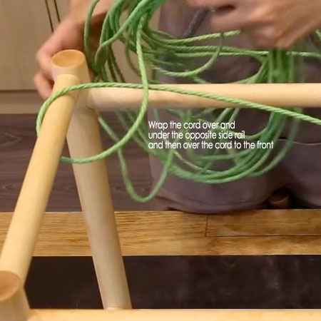 HOME DZINE Home DIY | Modern Weave Stool Design