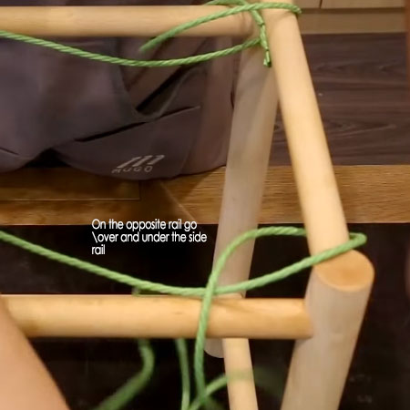 HOME DZINE Home DIY | Modern Weave Stool Design