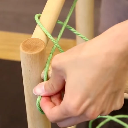 HOME DZINE Home DIY | Modern Weave Stool Design