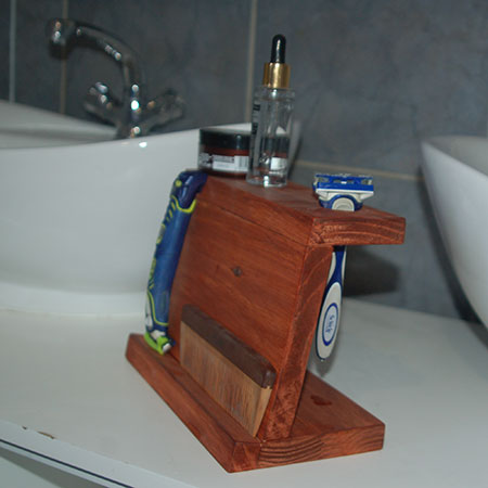 HOME DZINE Bathrooms | Make a Man Caddy for the bathroom