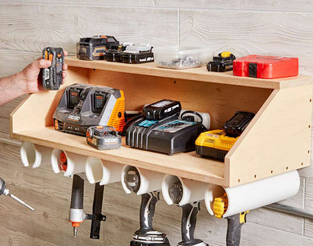 HOME DZINE Home DIY | DIY Tip: Recycle Materials for Workshop Organisation