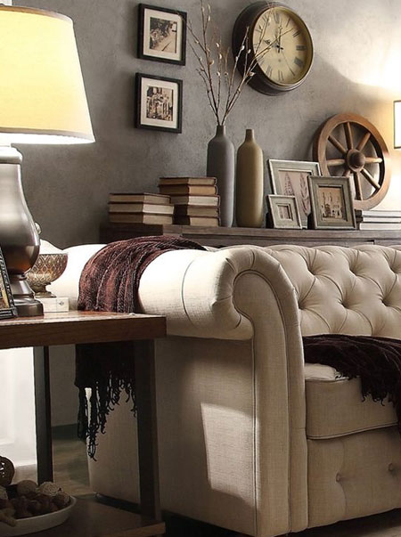 HOME DZINE Home Decor | Decorate the Wall above a Long Sofa or Couch