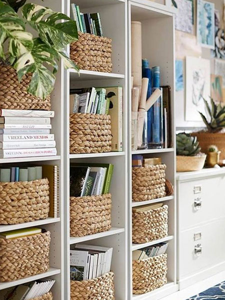 HOME DZINE Home Decor | How to Organise your Home with Baskets