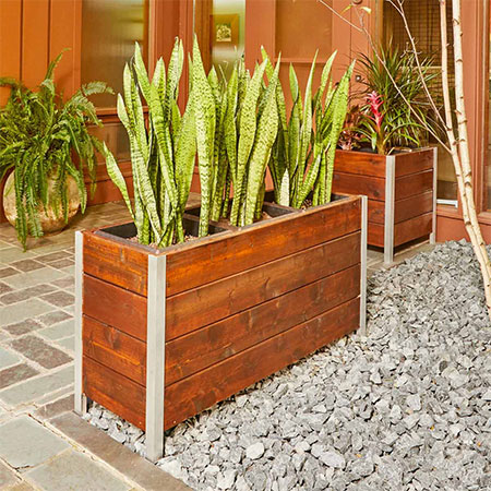 Make a Custom Wooden Planter for Patio or Garden