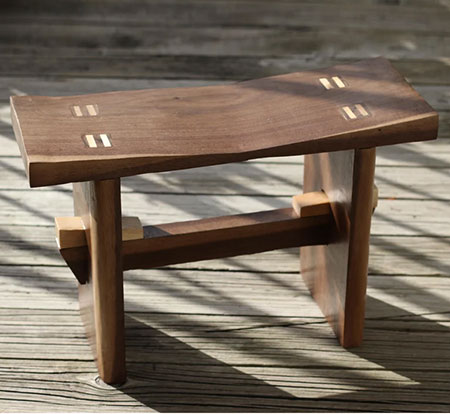 Make A Japanese Stool With Hand Tools