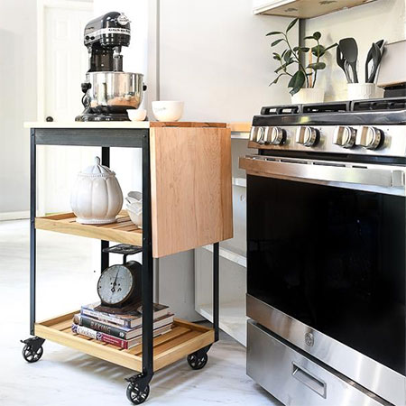 Make A Mobile Baking Trolley For The Kitchen