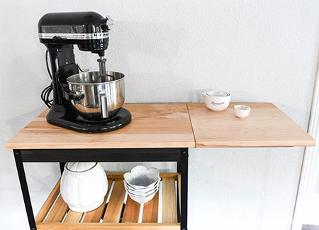 Make A Mobile Baking Trolley For The Kitchen