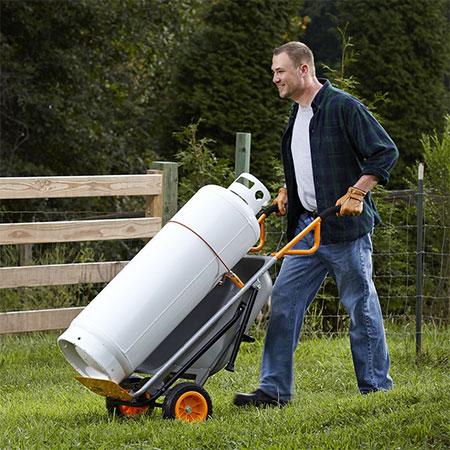 HOME DZINE Shopping | Worx Aerocart Makes Your Heavy And Hard Work Easier