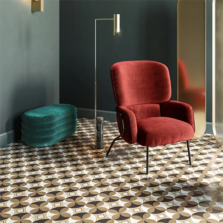 Retro Living Spaces with Italtile