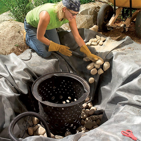 Build a Low-Maintenance Water Feature for the Garden