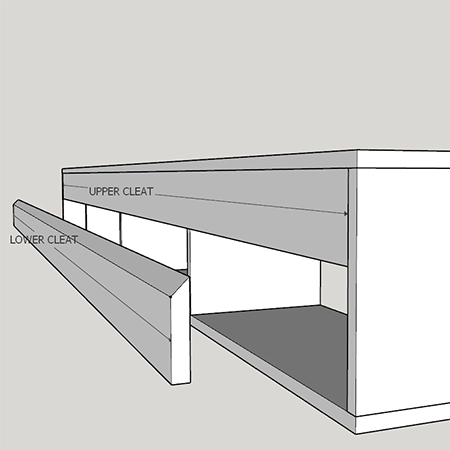 Plans To Build A Floating Media Console