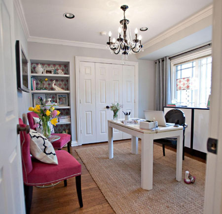 HOME DZINE Home Office | Decorate for a glamorous home office