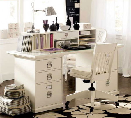 HOME DZINE Home Office | Decorate for a glamorous home office