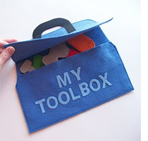 HOME DZINE Craft Ideas | DIY Kids own toolbox